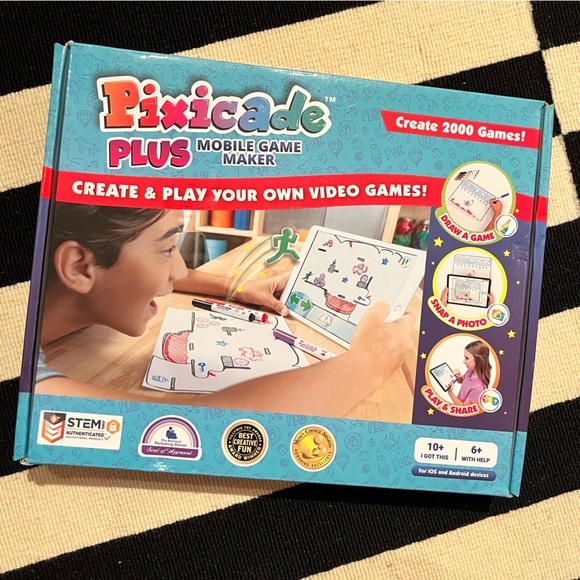 Pixicade | Toys | Pixicade Mobile Video Game Maker Stem Art Nwt | Poshmark